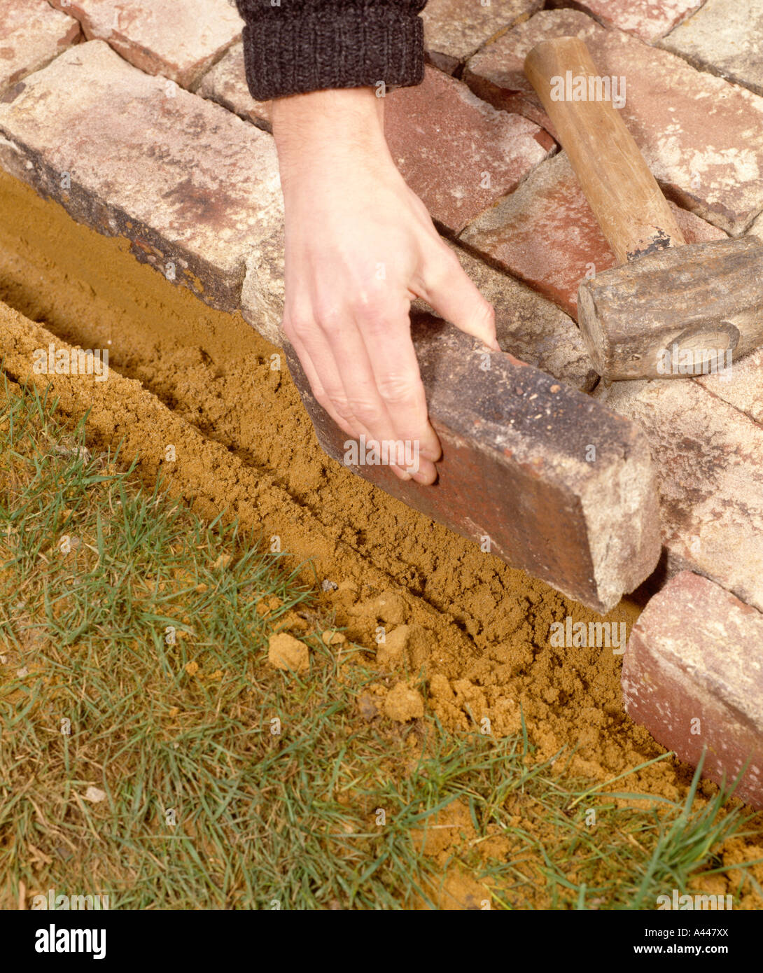 Laying paths hi-res stock photography and images - Alamy