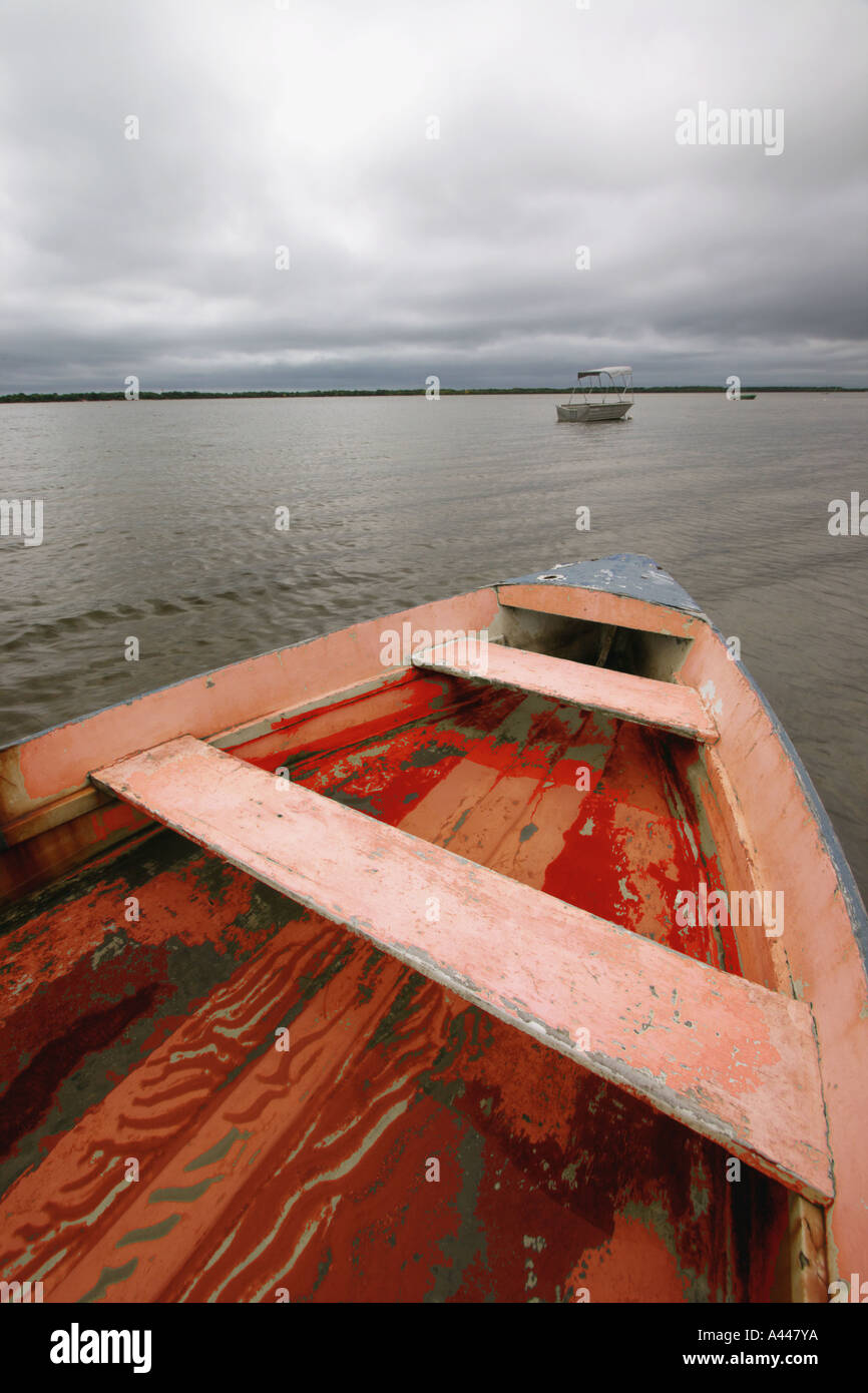 RED ROWBOAT BLACK AND WHITE BACKGROUND Stock Photo - Alamy