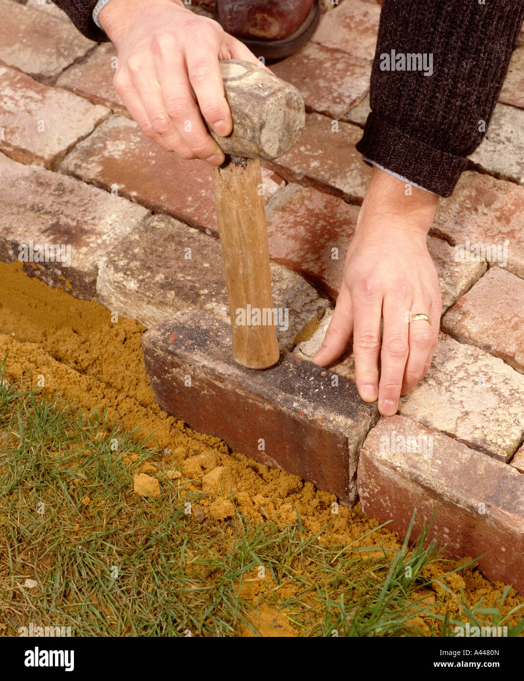 Laying paths hi-res stock photography and images - Alamy