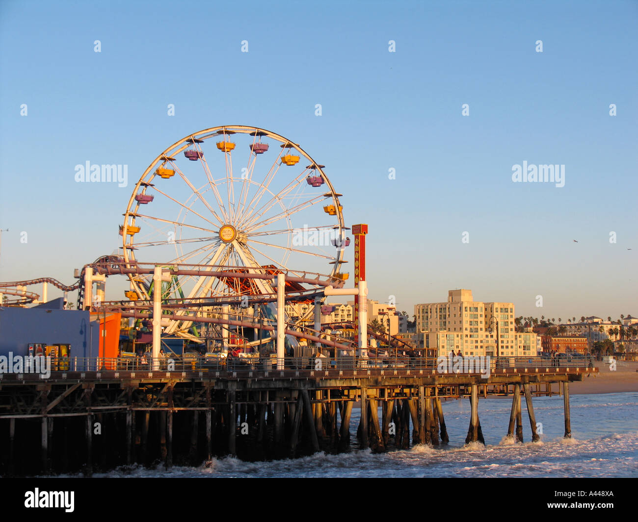 Santa Monica Pier Stock Photo - Alamy