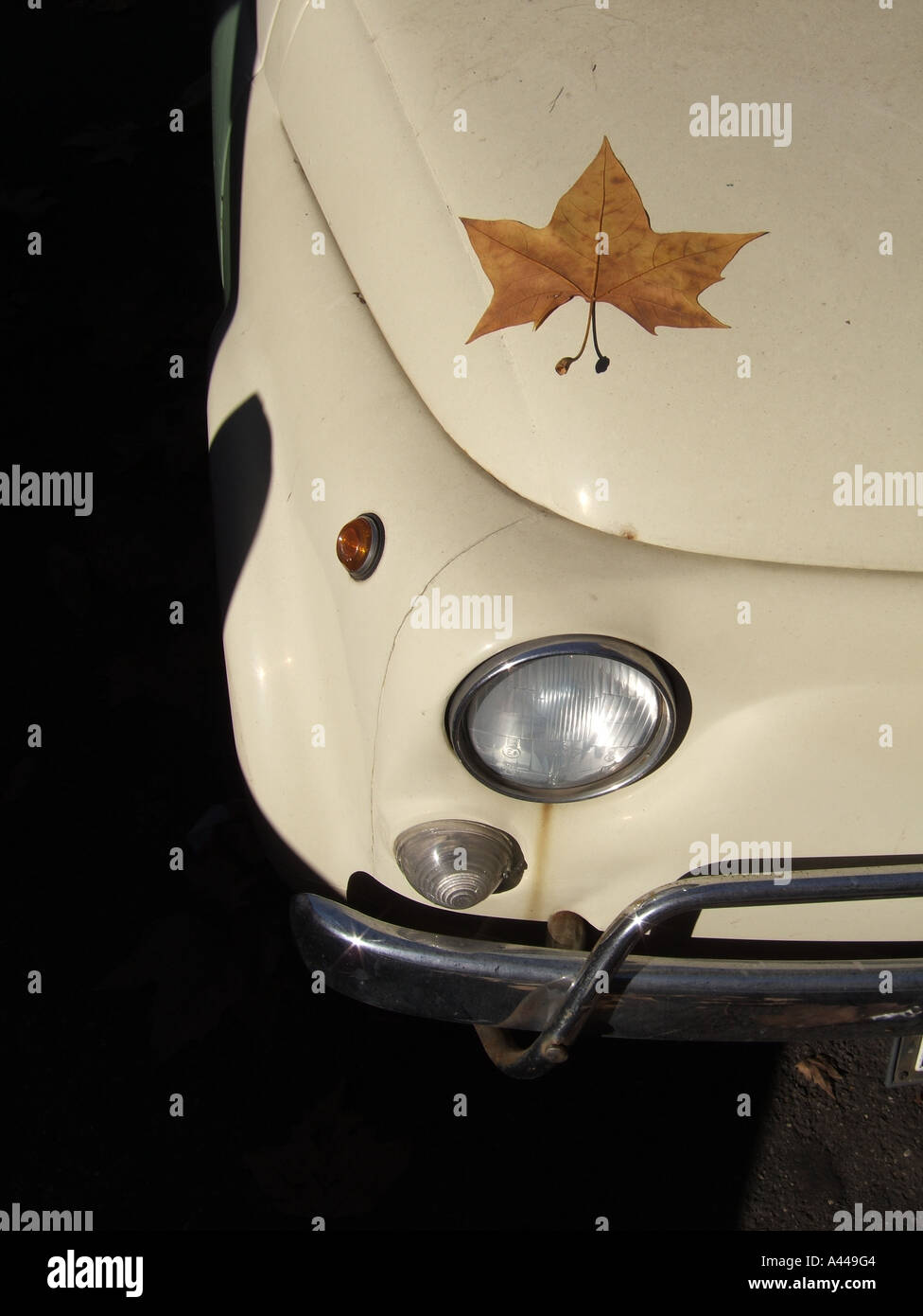 old fiat 500 car in rome Stock Photo - Alamy