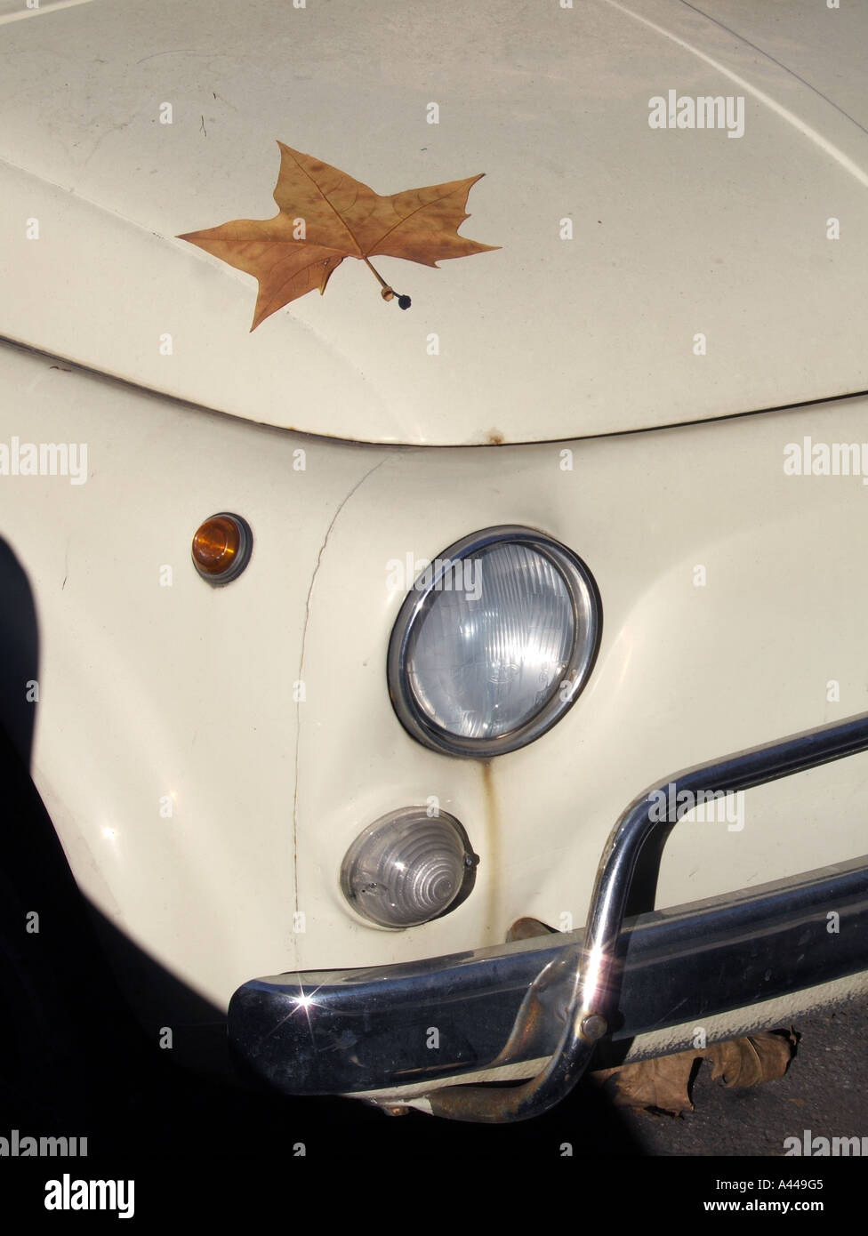 old fiat 500 car in rome Stock Photo - Alamy