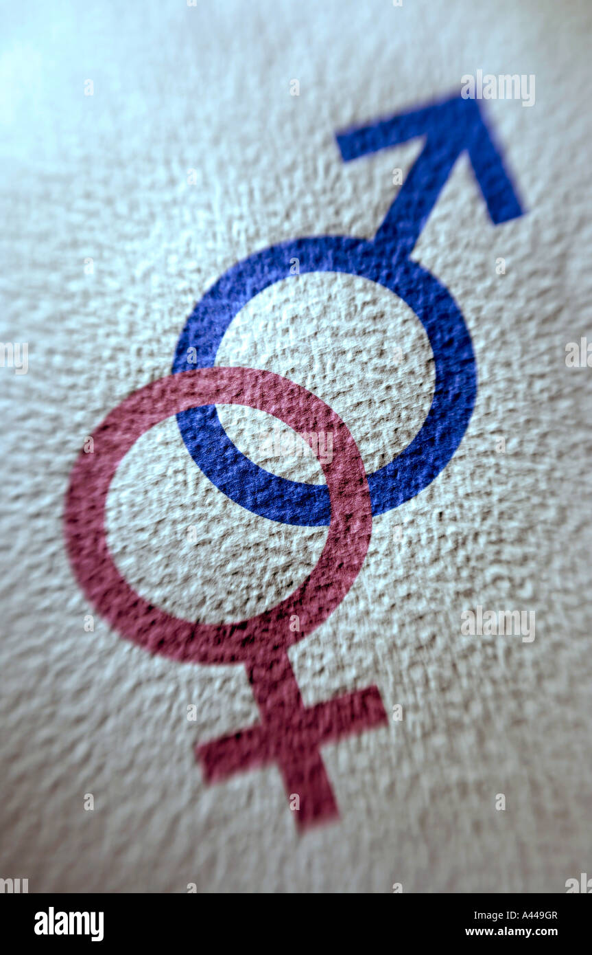 Male female gender symbols hi-res stock photography and images - Alamy