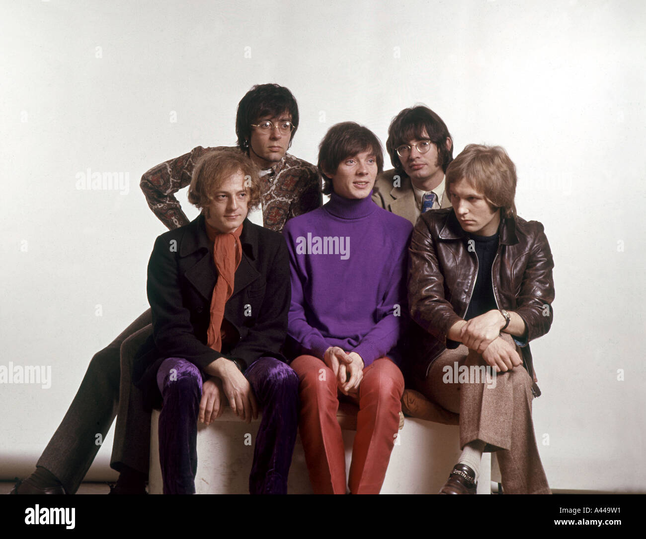 MANFRED MANN UK pop group in 1967 from left Mike Vickers, Manfred Mann ...