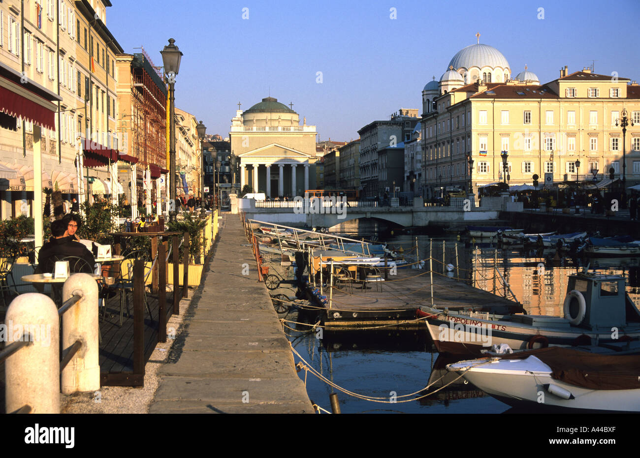 Italy Trieste Grand Canal Stock Photo - Alamy