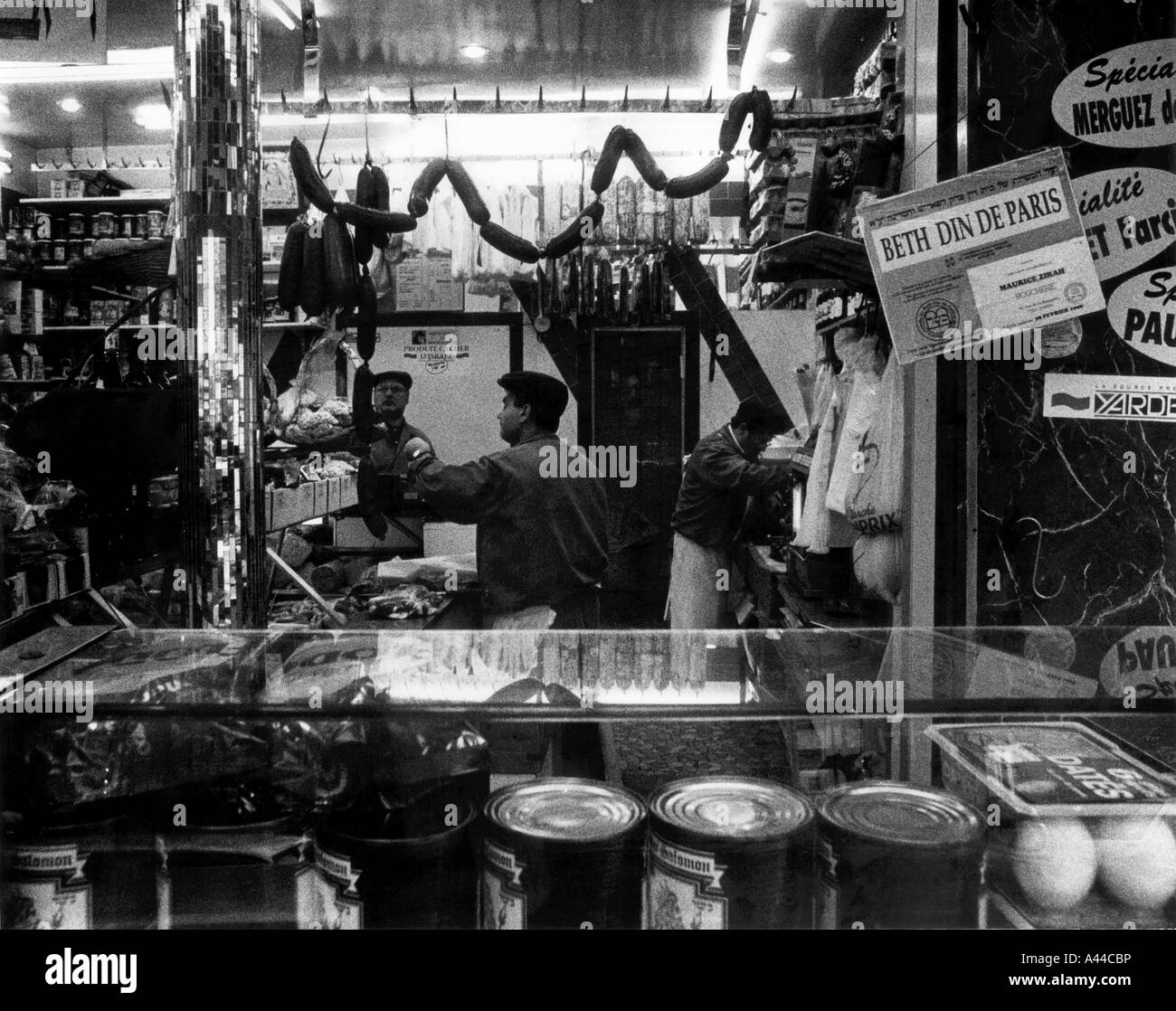 Traditional Delicatessen Paris circa 1990 Stock Photo - Alamy