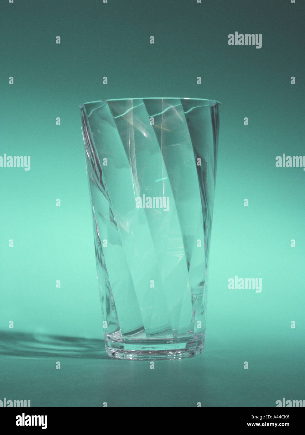 Empty water glass Stock Photo - Alamy