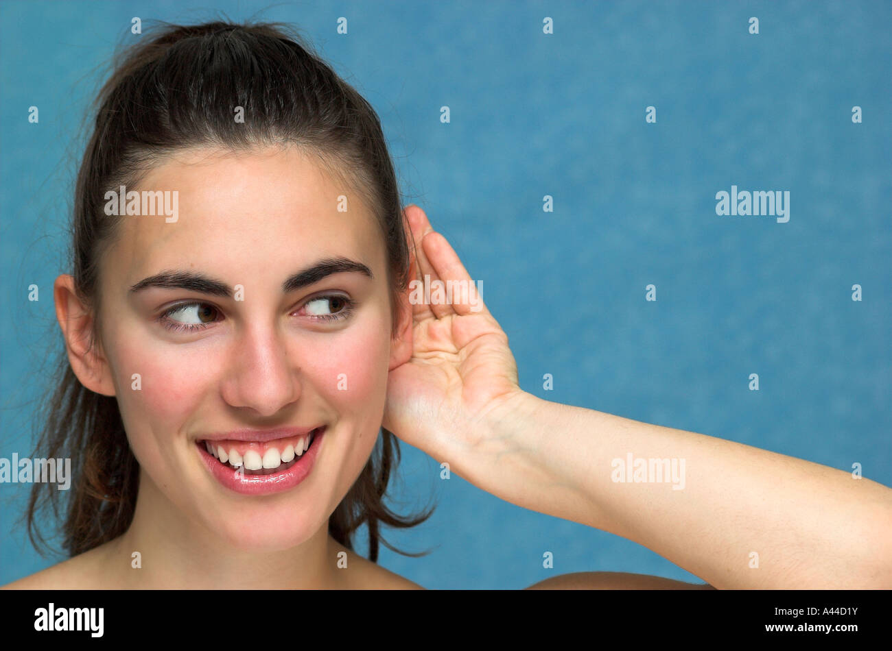 Cupping His Ears High Resolution Stock Photography and Images - Alamy