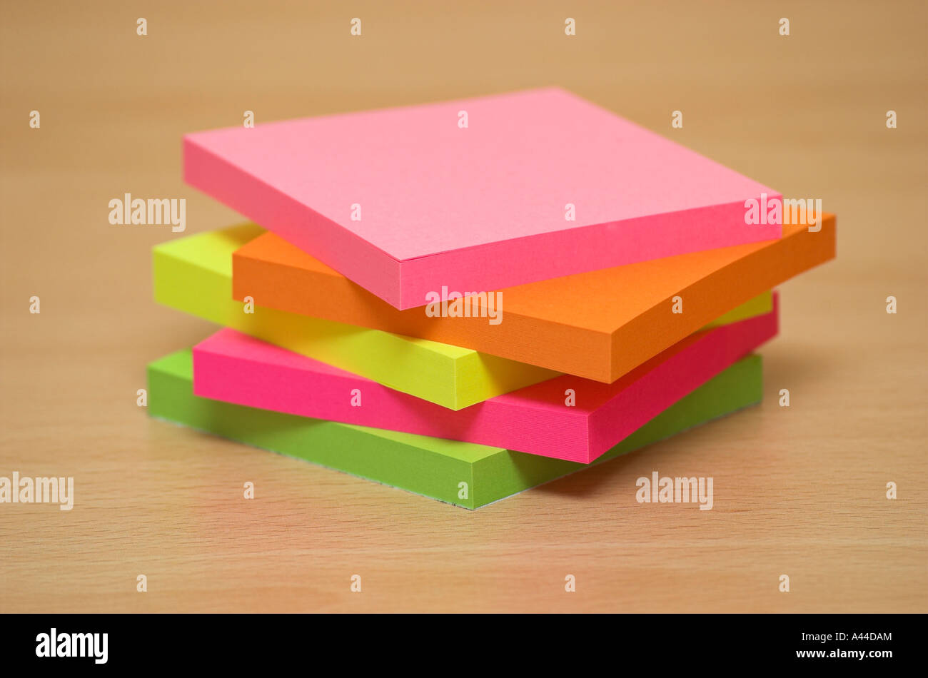 Adhesive Note Pads Stock Photo - Alamy