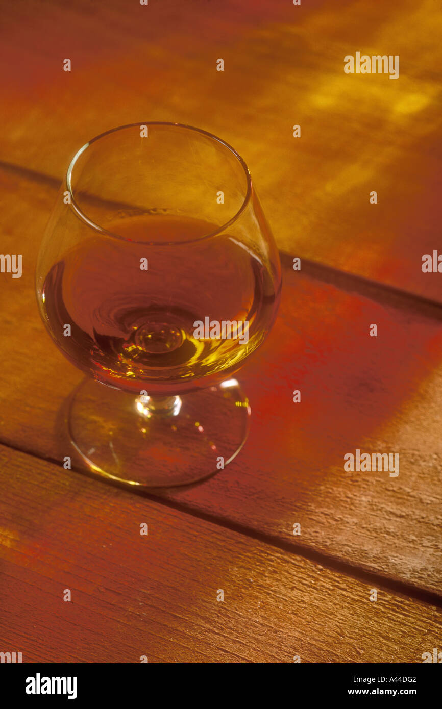 A snifter of brandy Stock Photo - Alamy