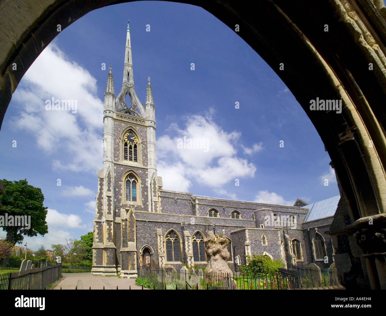 The church of St Mary of Charity, Faversham Stock Photo - Alamy