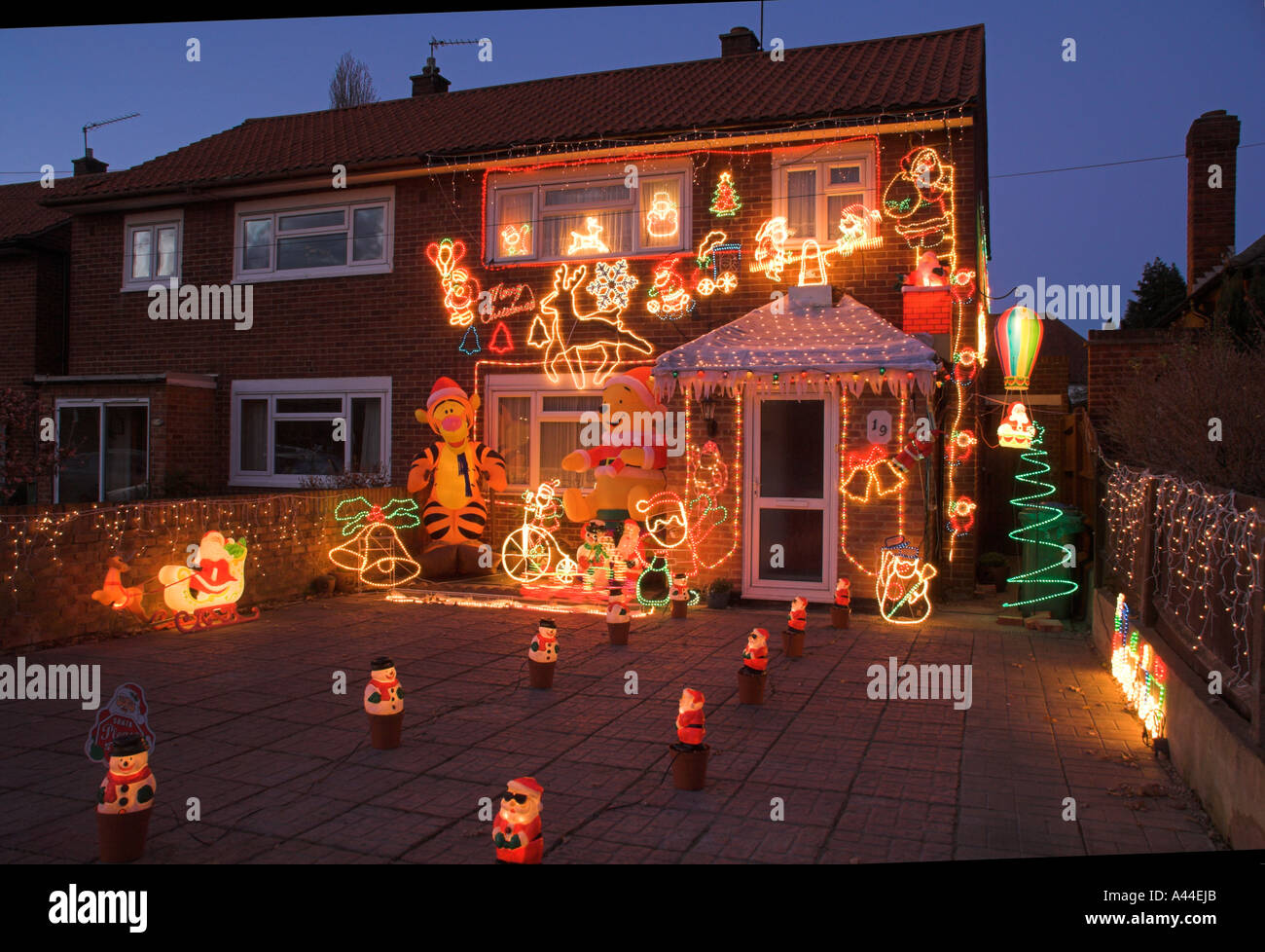 Overdone christmas decorations hi-res stock photography and images - Alamy