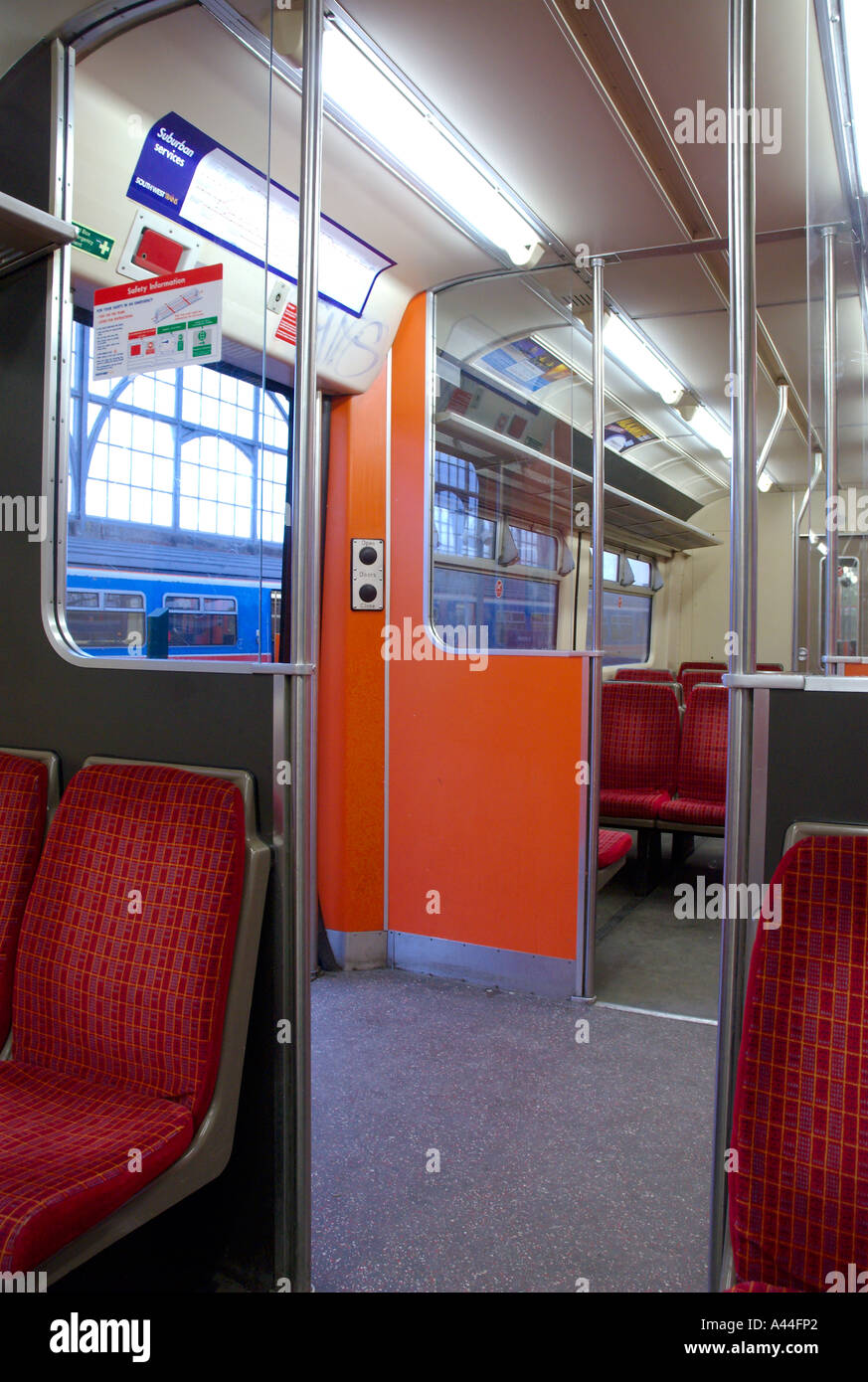 train interior uk london Stock Photo - Alamy