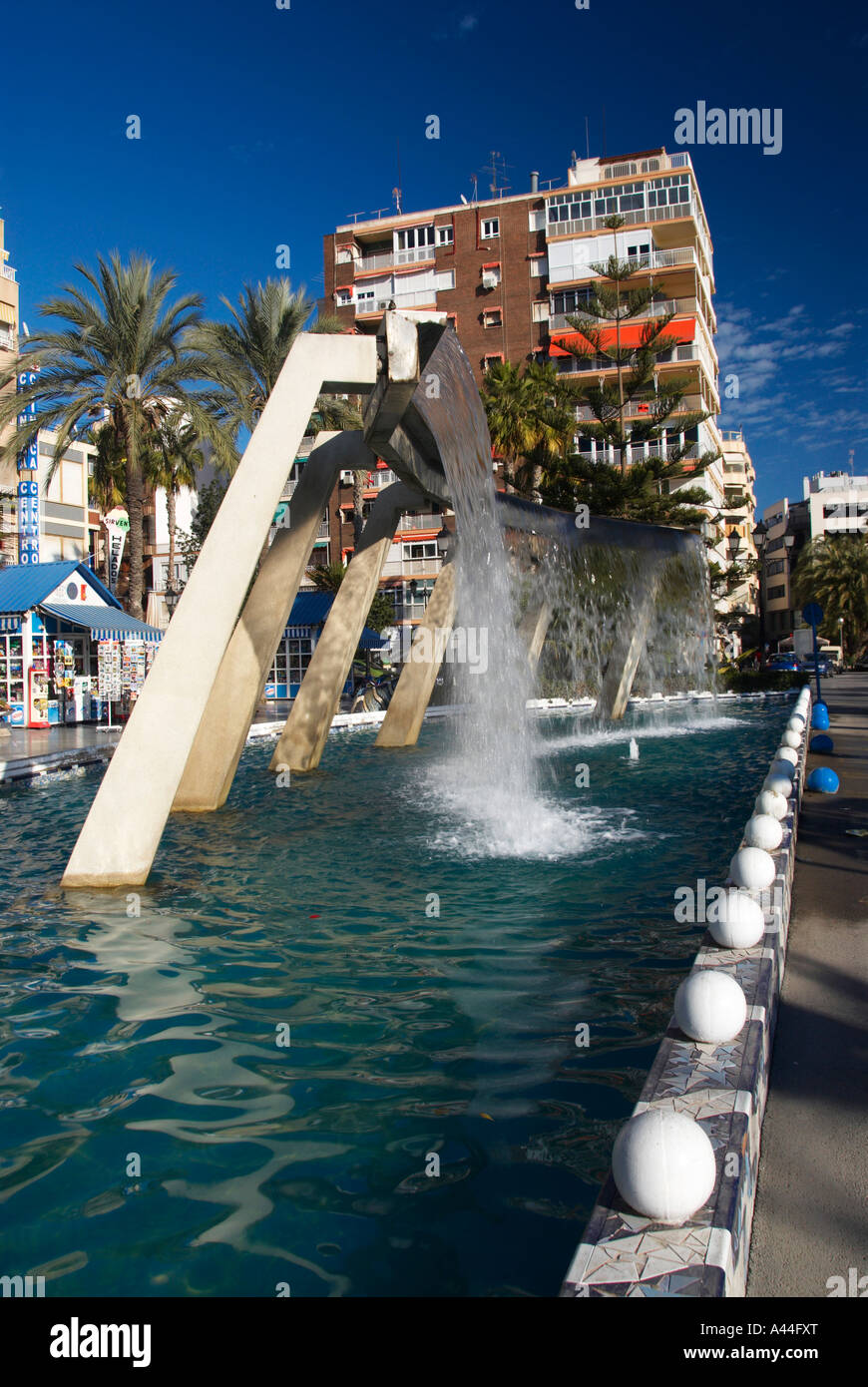 The Water Fountain Torrevieja Spain Stock Photo - Alamy