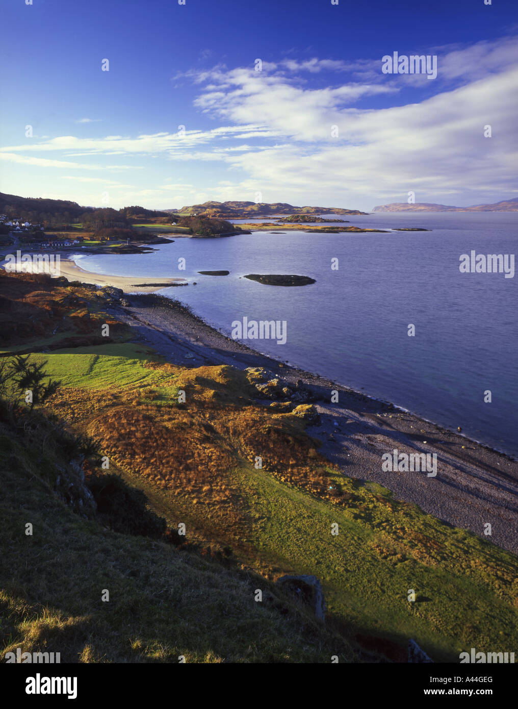 Ganavan Bay near Oban viewed from Ganavan Hill Stock Photo - Alamy
