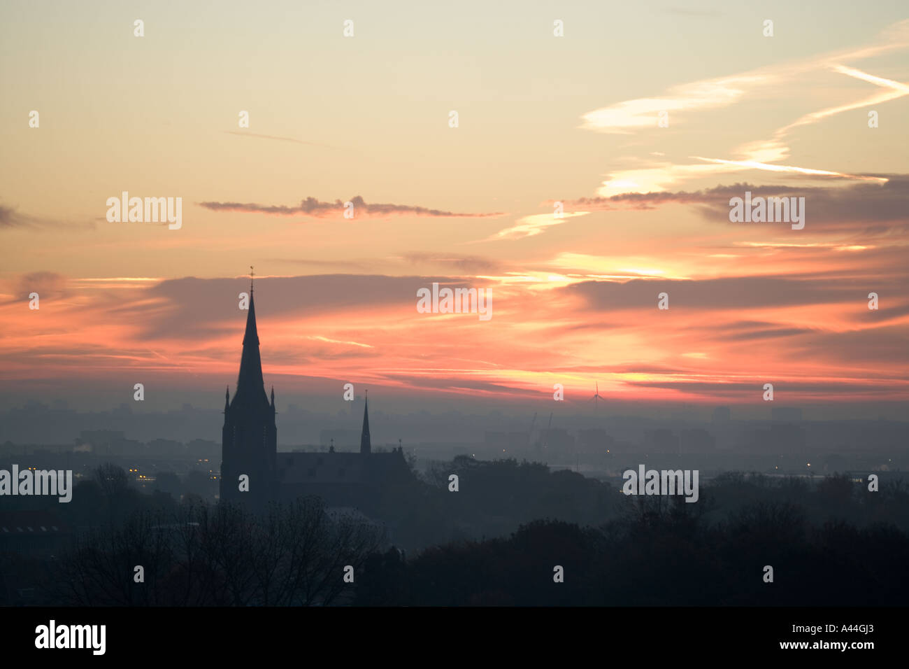 Early morning scene in Voorburg Holland Netherlands Europe Stock Photo ...