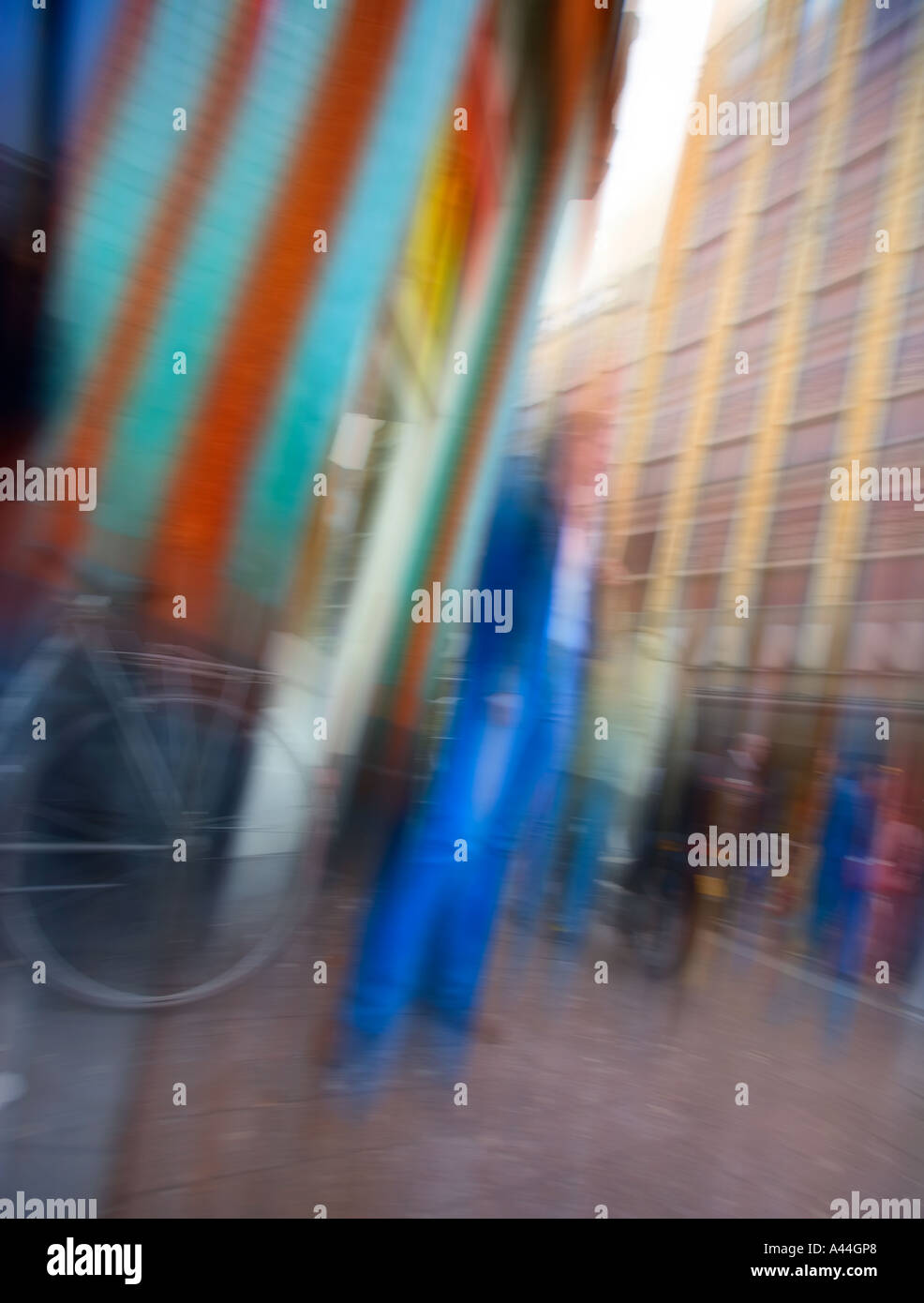 Abstract street scene Haarlem Holland Netherlands Europe EU Stock Photo ...