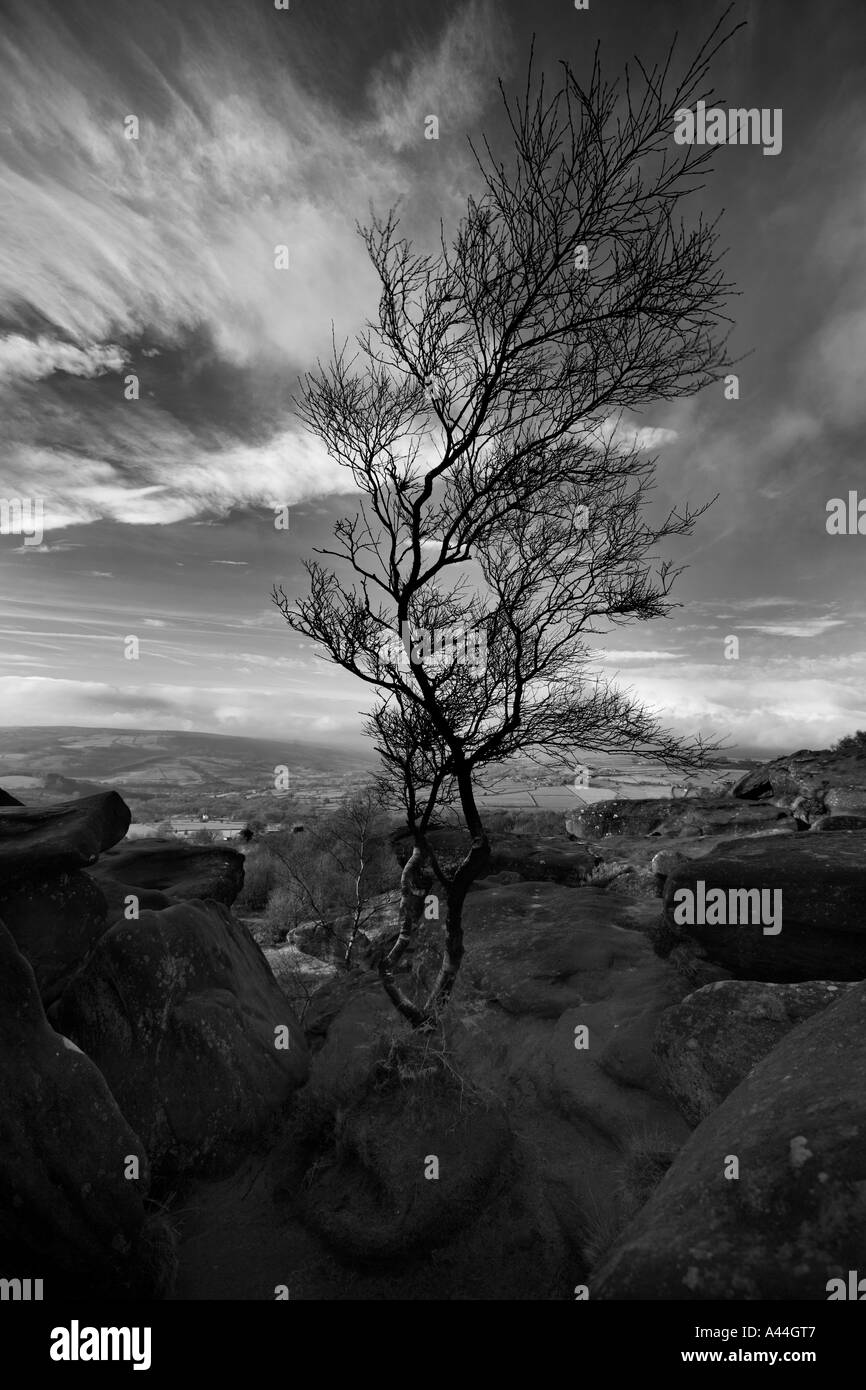 Rural landscape northern england Black and White Stock Photos & Images ...