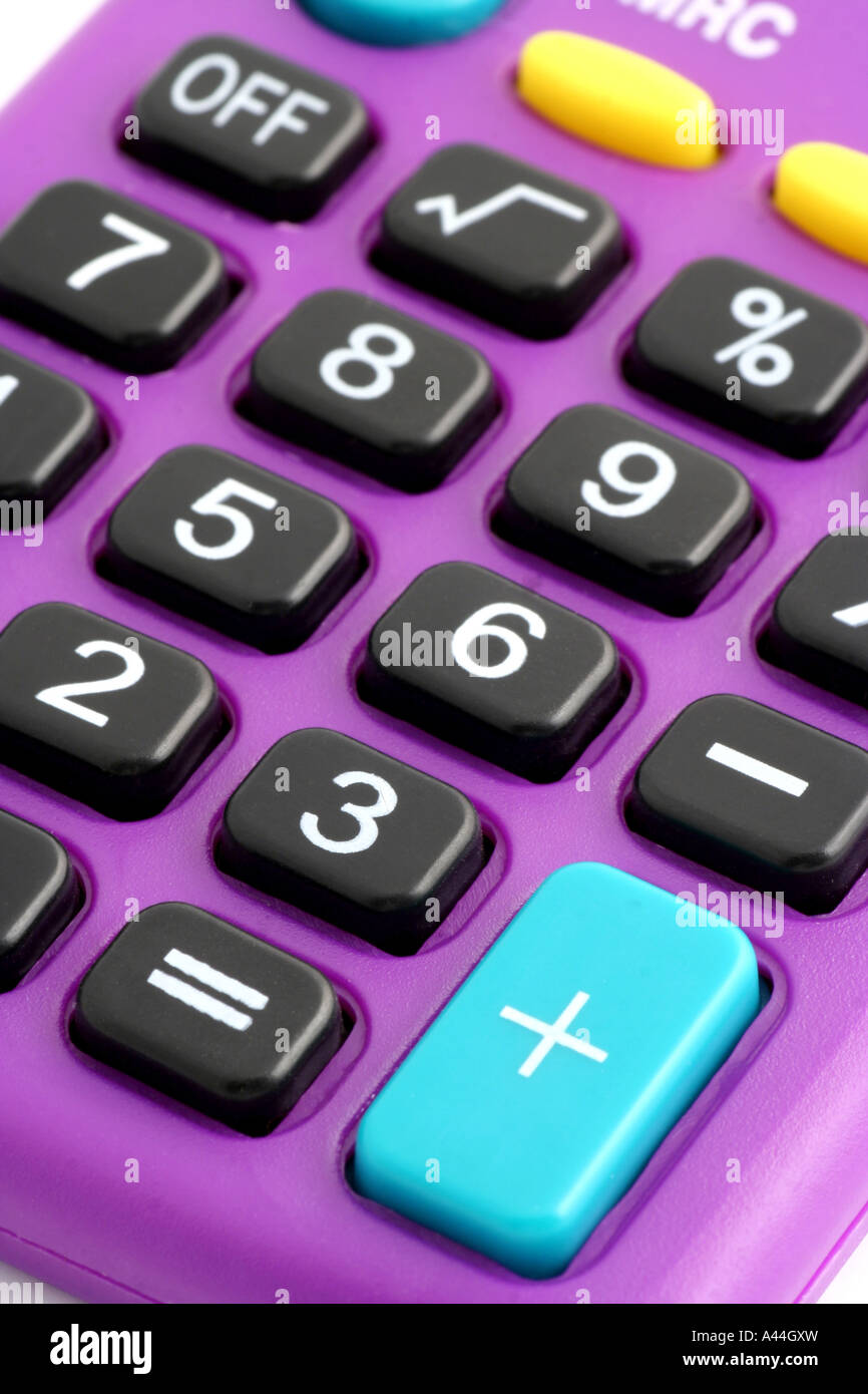 Digital pocket calculator hi-res stock photography and images - Alamy