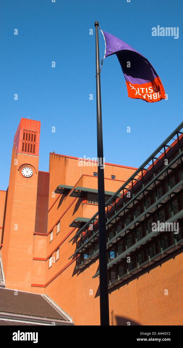 UK England London british library exterior Stock Photo - Alamy