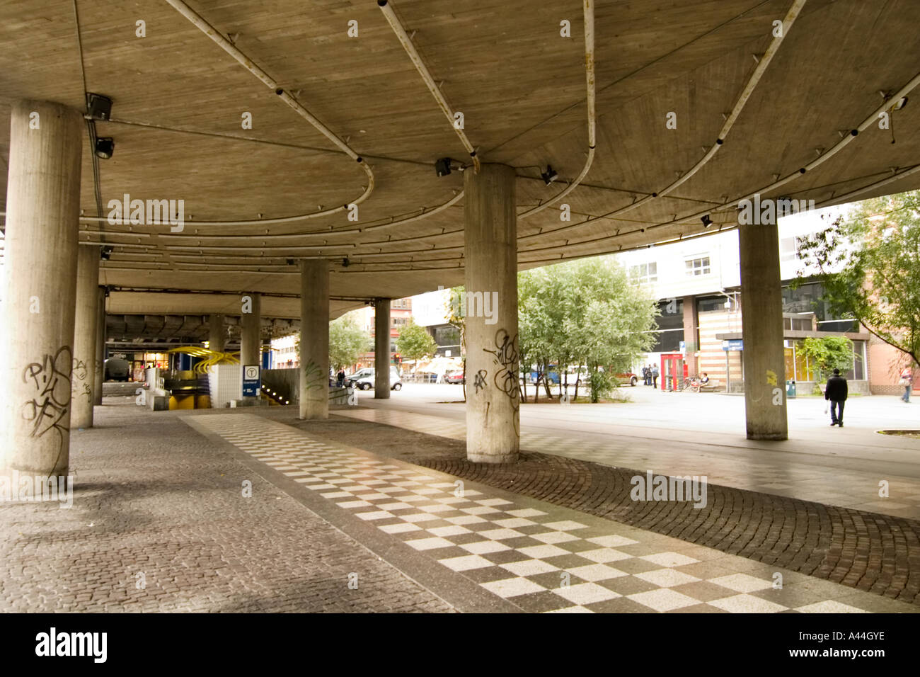 Gronland subway station entrance in Oslo Norway Stock Photo - Alamy