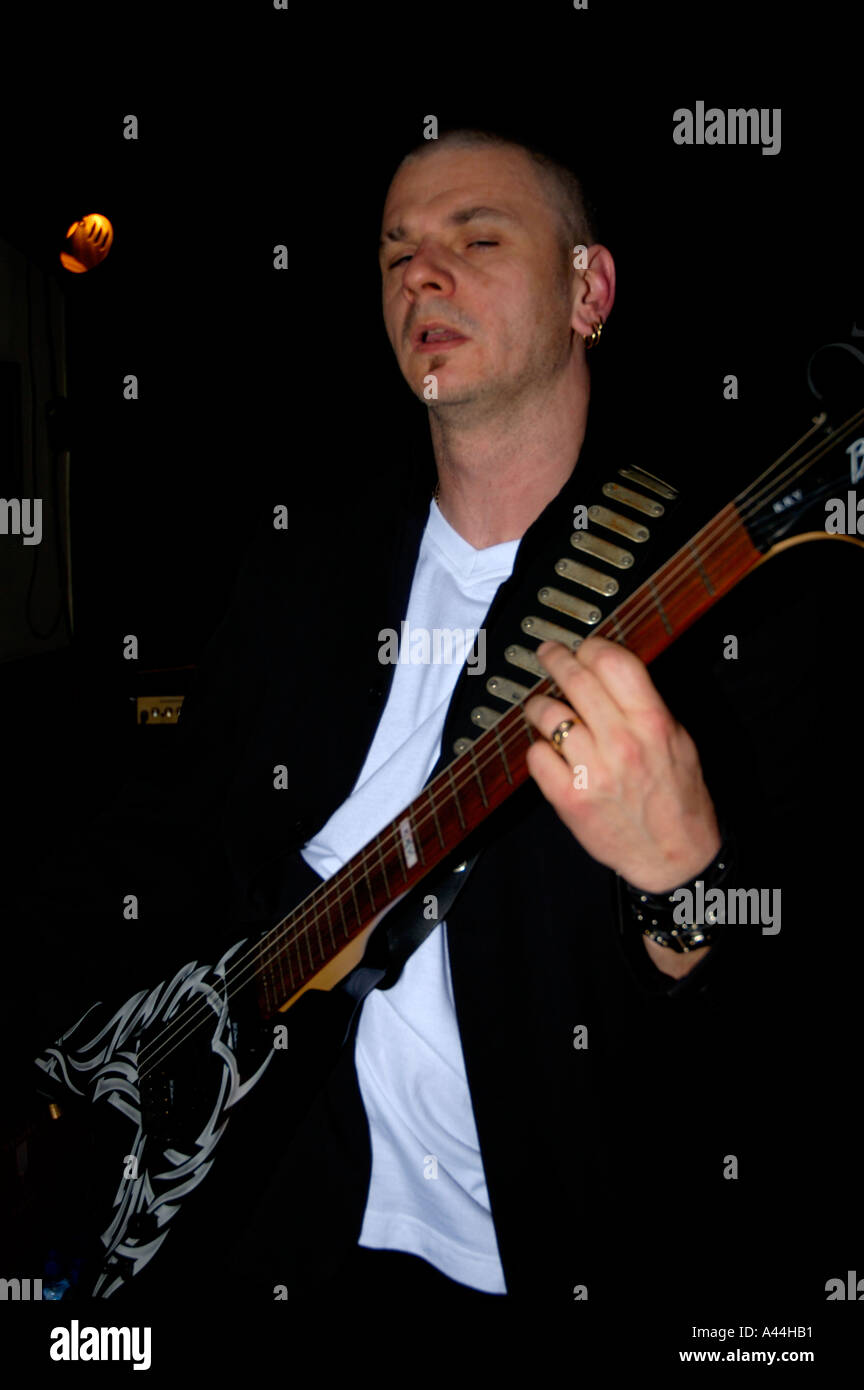 Goth guitarist hi-res stock photography and images - Alamy