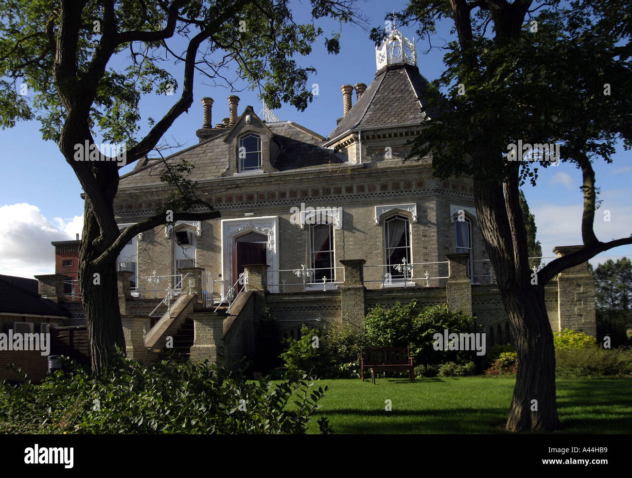 Eden Hall Newark built in 1871 is now a specialist spa day resort Stock ...