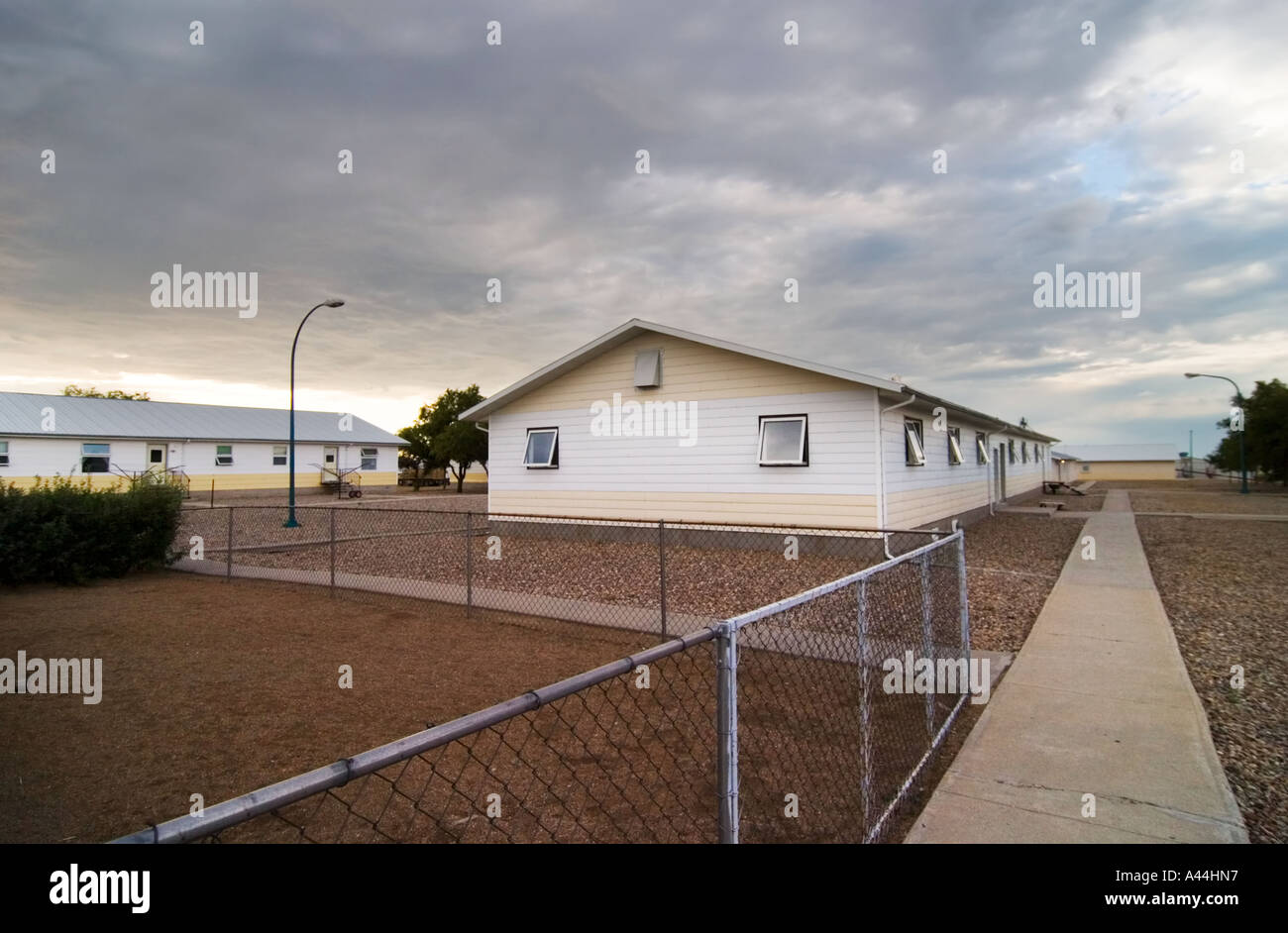 Hutterite yard in Saskatchewan Canada Stock Photo - Alamy