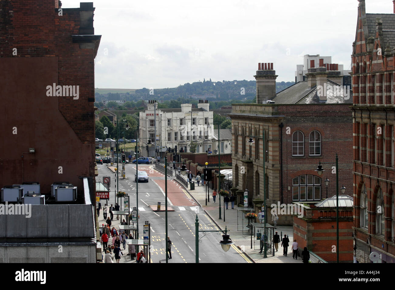 Station Street in Nottingham Nottinghamshire Stock Photo - Alamy
