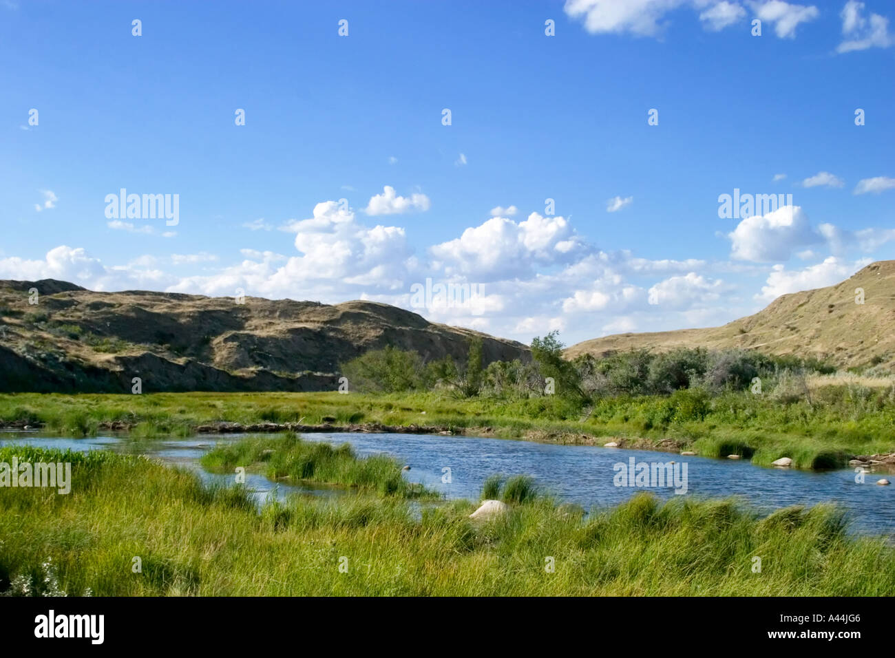 Swift Current Creek near Stewart Valley in Saskatchewan Canada Stock ...