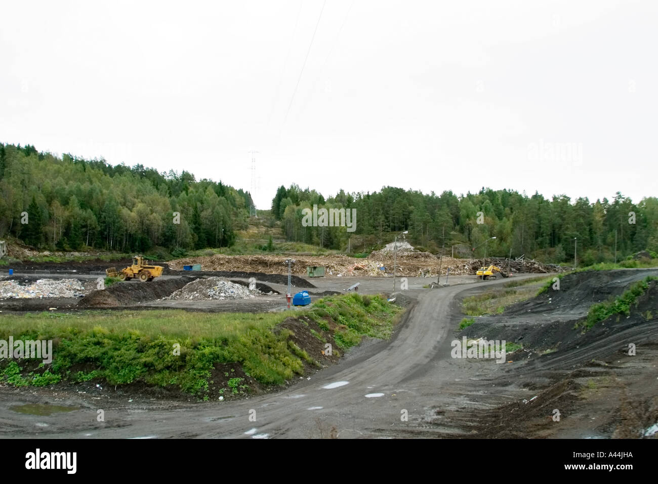The garbage landfill near Oslo Norway Stock Photo - Alamy