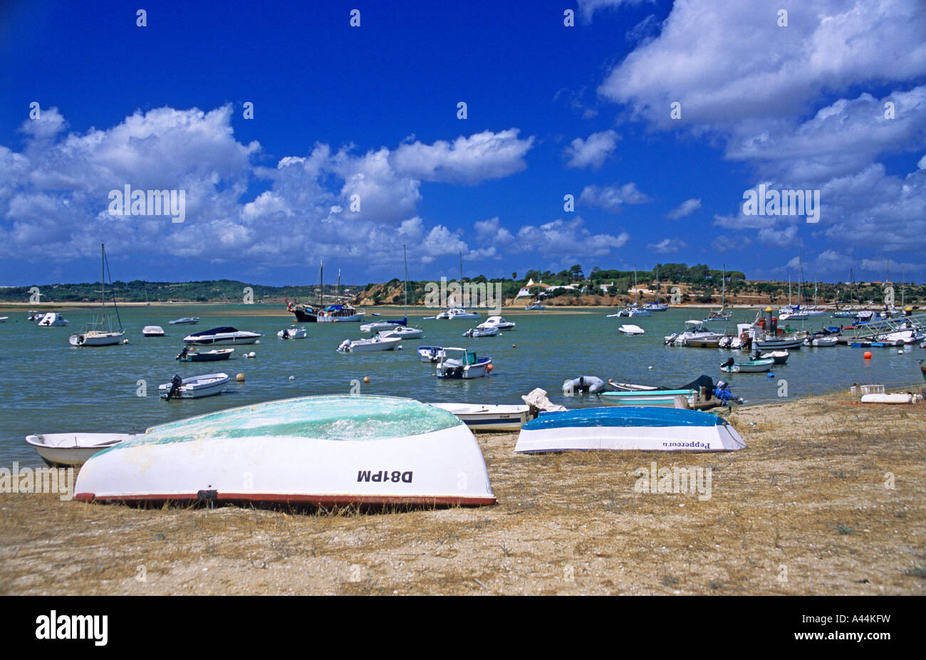 Alvor Harbour, Algarve, Portugal Stock Photo - Alamy