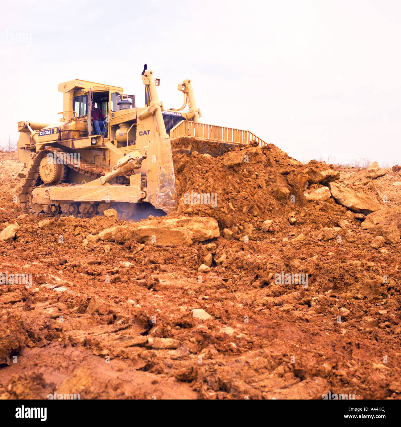 Caterpillar d10 bulldozer construction site hi-res stock photography ...