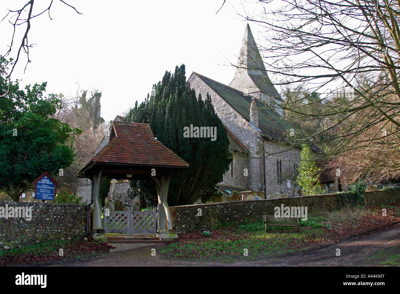 St John the Baptist Church at Findon, West Sussex Stock Photo - Alamy