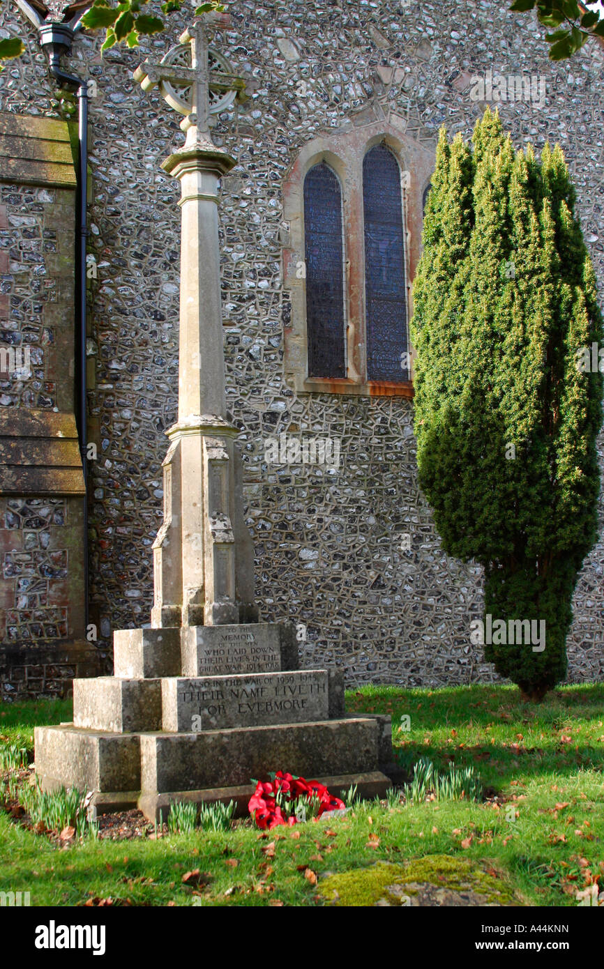 War Memorial St John the Baptist Church, Findon, West Sussex, England ...