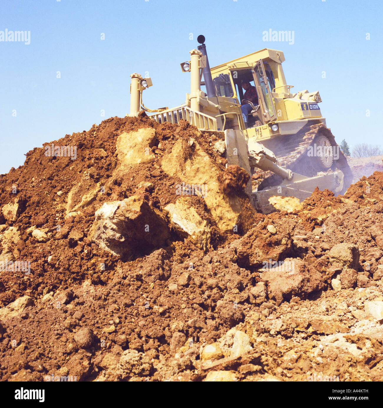 Caterpillar d10 bulldozer construction site hi-res stock photography ...