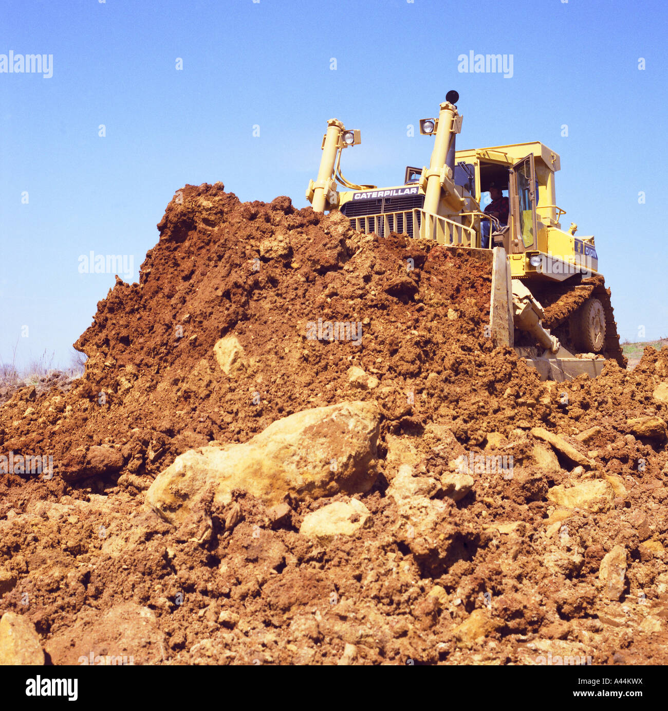 Caterpillar d10 bulldozer construction site hi-res stock photography ...