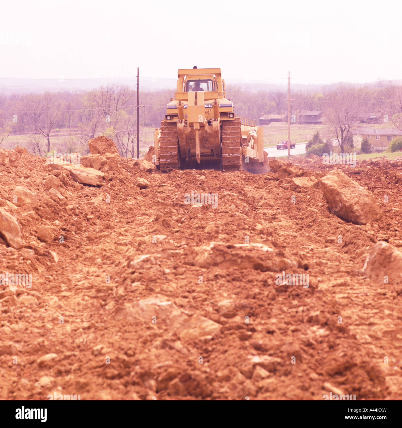Caterpillar d10 bulldozer construction site hi-res stock photography ...