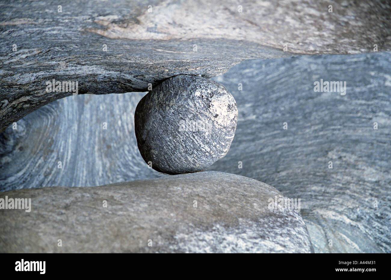 Gneiss type metamorphic migmatites rock Stock Photo - Alamy
