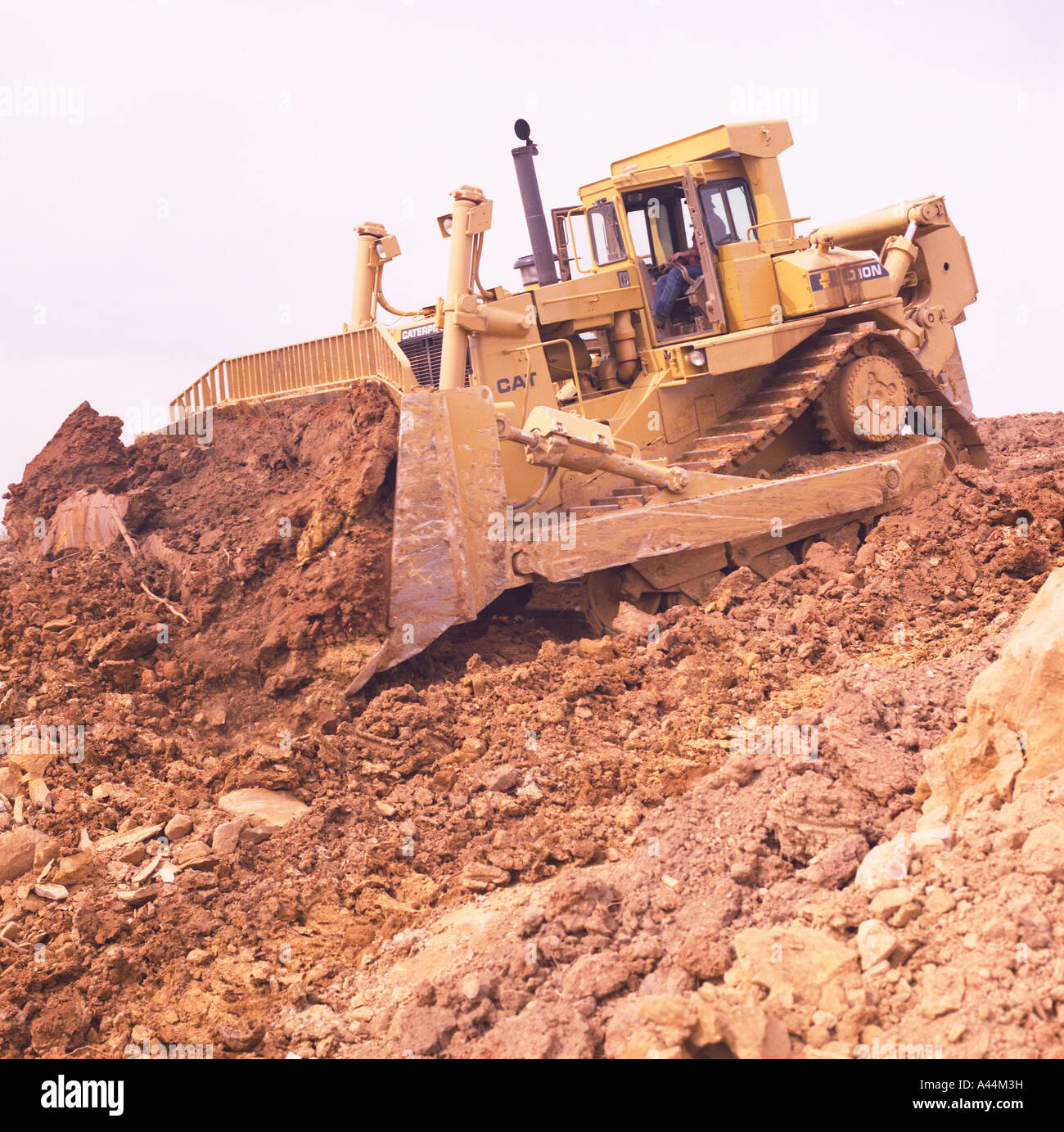 Caterpillar d10 bulldozer construction site hi-res stock photography ...