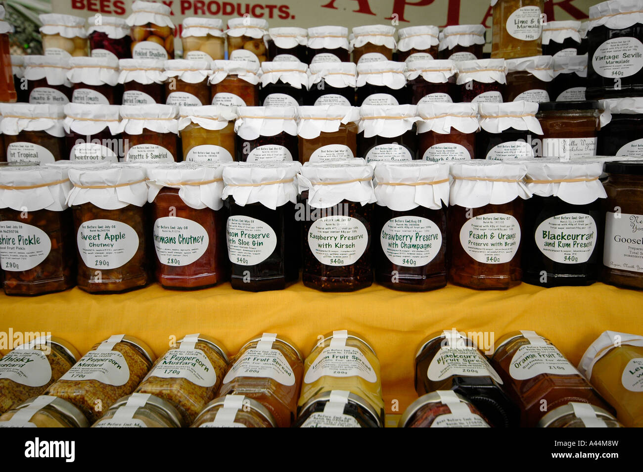 Chutney display hi-res stock photography and images - Alamy