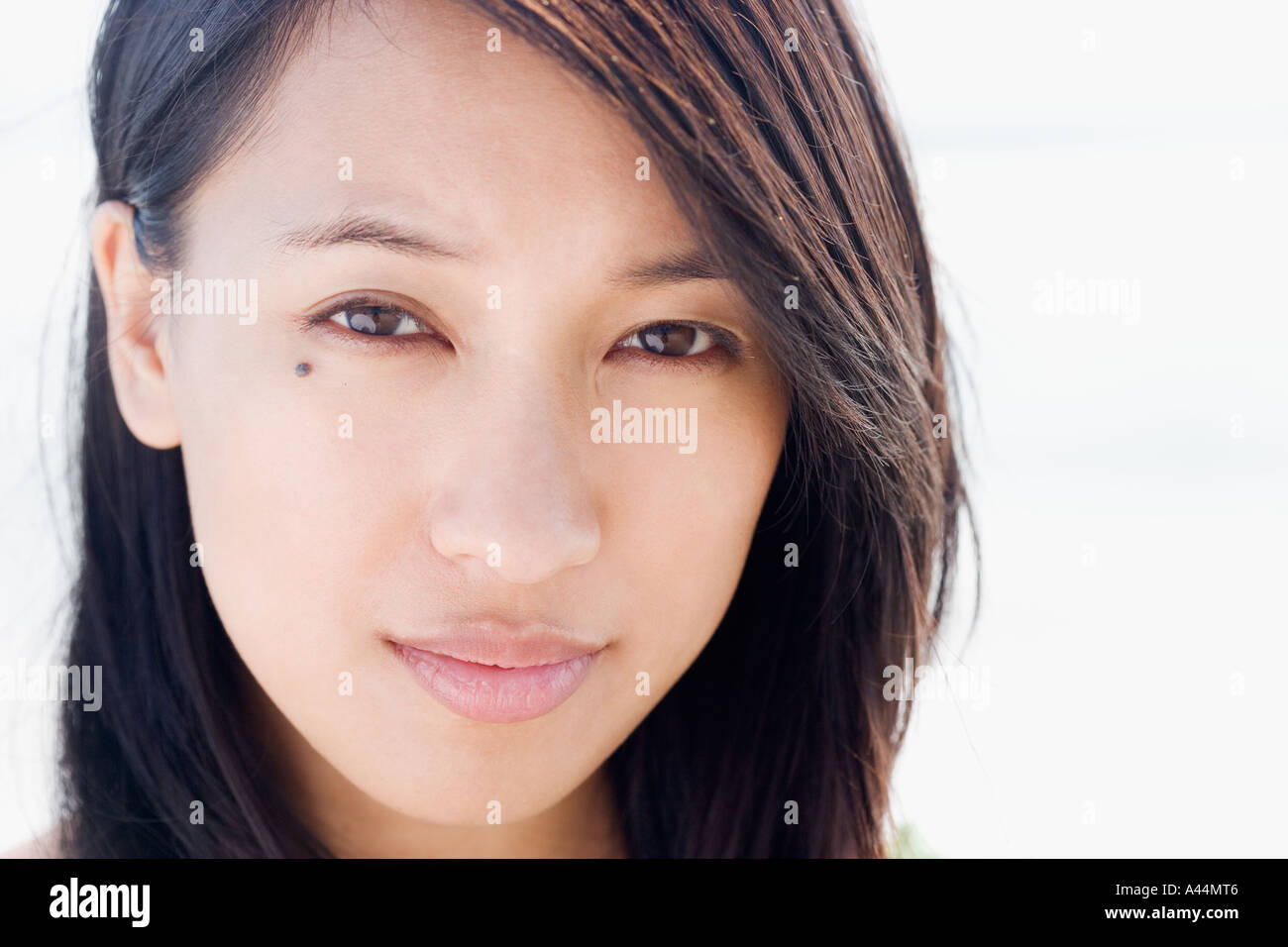 Close up portrait of woman Stock Photo - Alamy