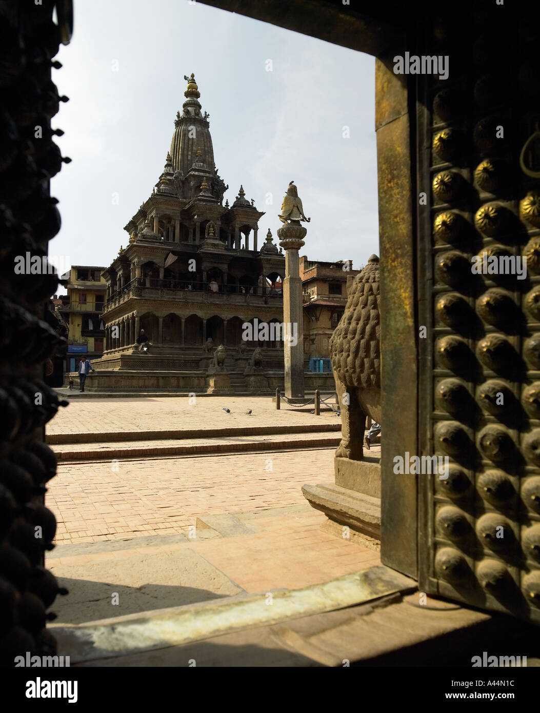 Krishna Mandir Temple in Durbar Square in Patan in Kathmandu in Nepal ...