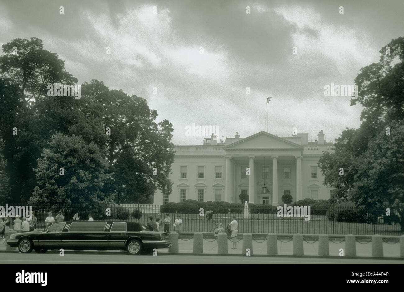 Exterior View Of The White House,The Residence Of The President Of The ...