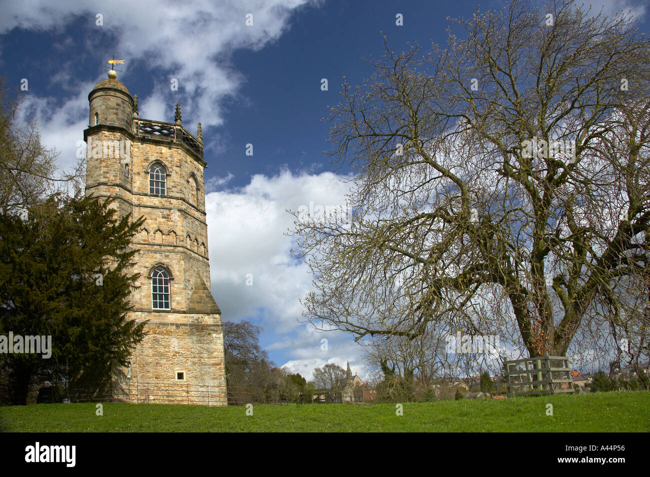 Culloden Tower Richmond North Yorkshire Stock Photo - Alamy