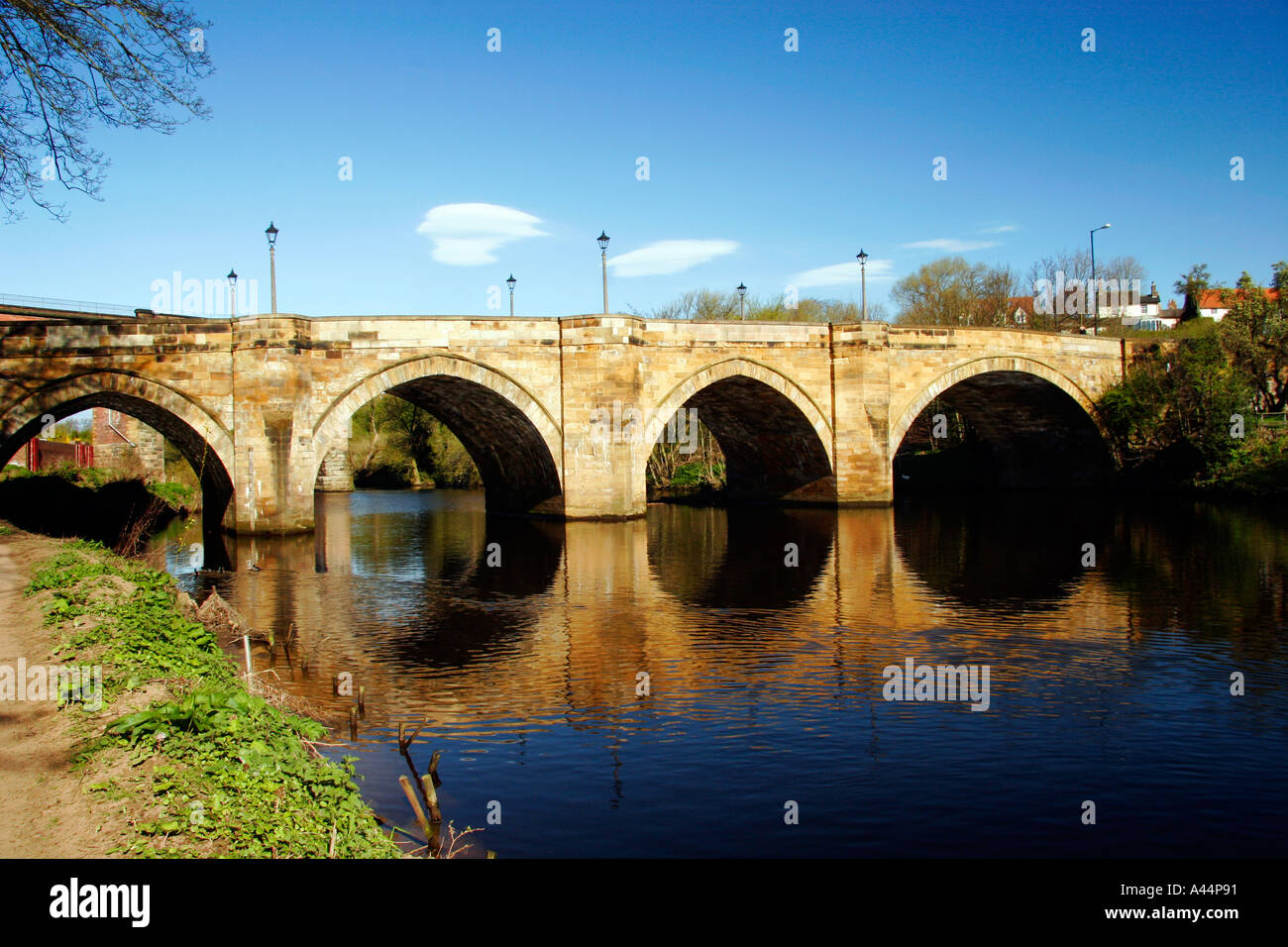 Yarm bridge river tees hi-res stock photography and images - Alamy