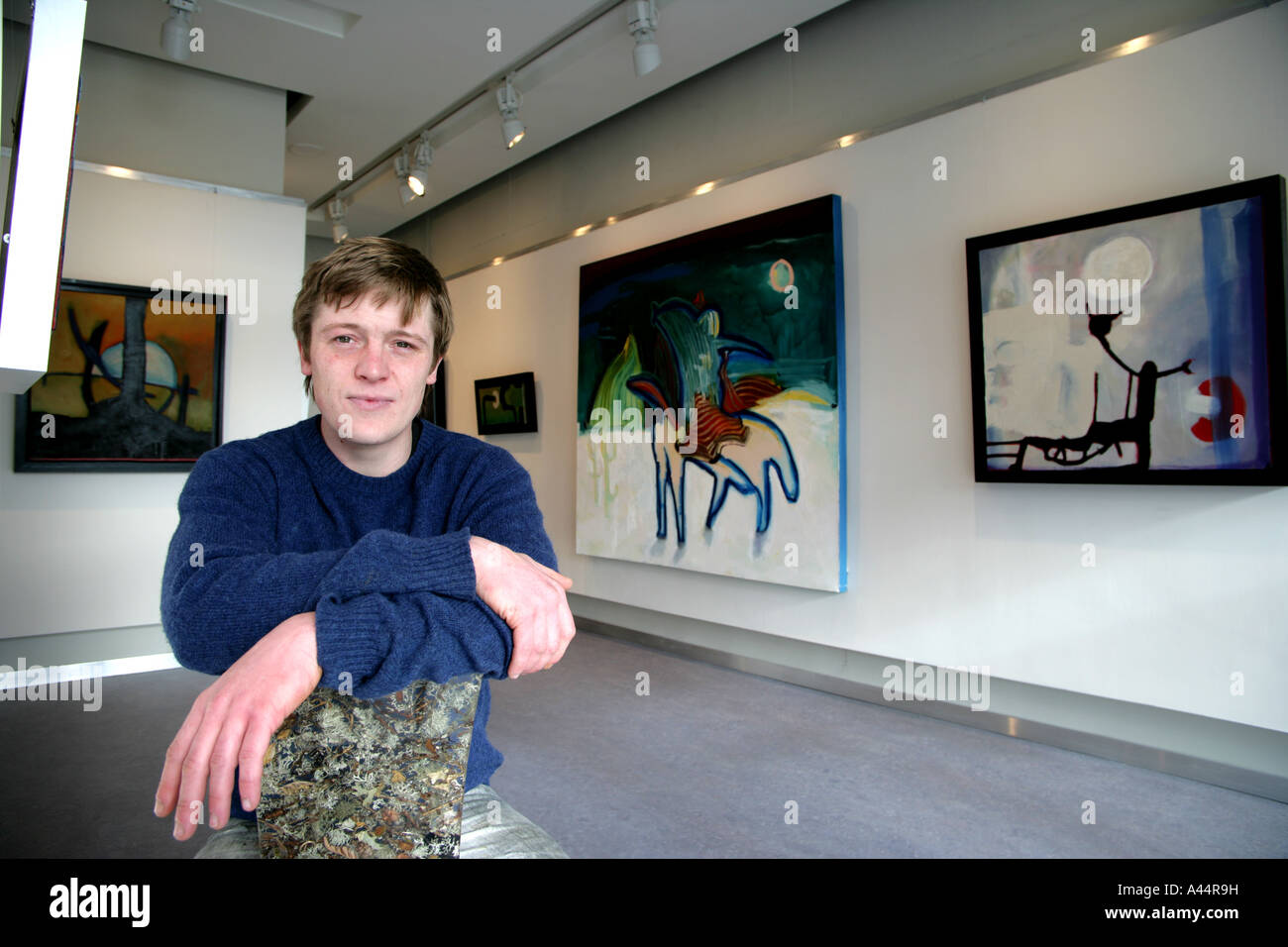Mark Redden up and coming Irish artist Stock Photo - Alamy