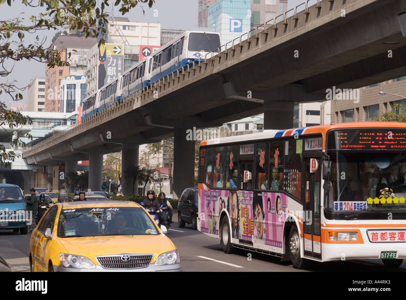 Taiwan Taipei City Traffic Stock Photo - Alamy