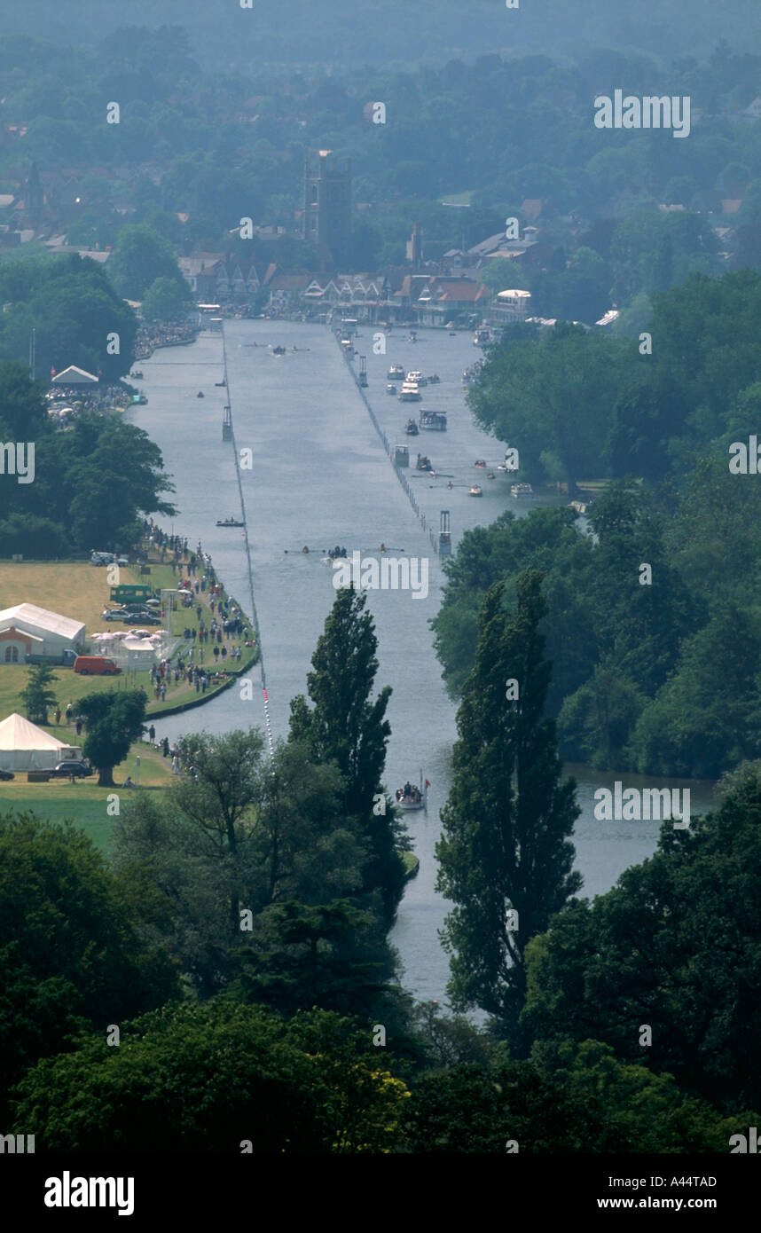 Henley Rowing Regatta rowers race on the historic rowing course on the ...