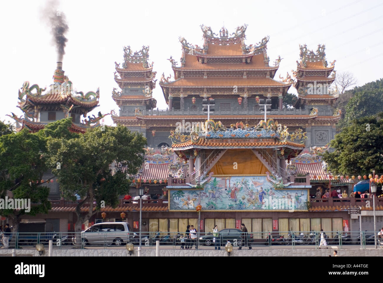 Taiwan Taipei Guandu Chinese Temple China Stock Photo - Alamy